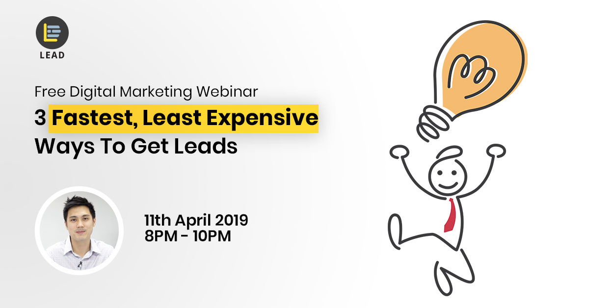 The 3 Fastest, Least Expensive Way to Get Leads - Webinar